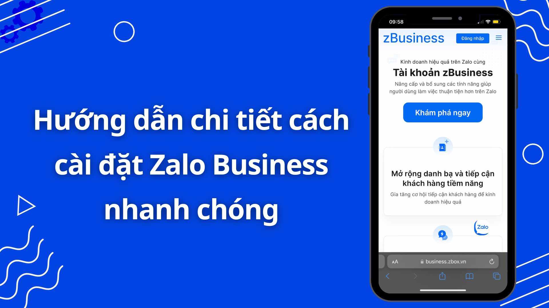 Hướng dẫn chi tiết cách cài đặt Zalo Business nhanh chóng - Zalo bussiness